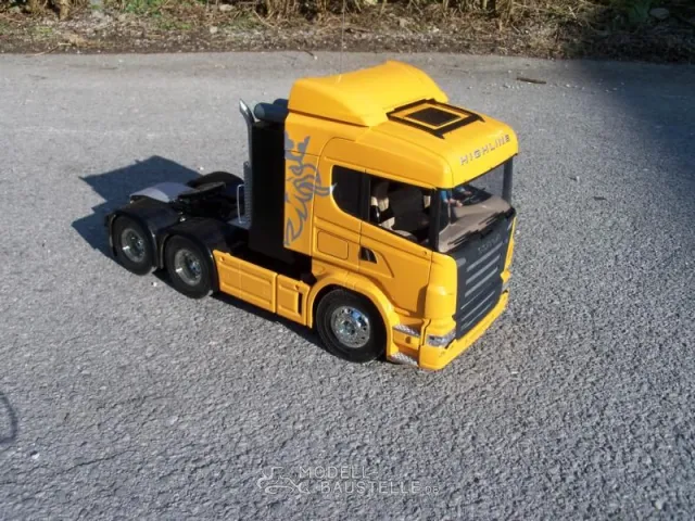Mein Scania 620 Highline - Schwertransport - Modell-Baustelle